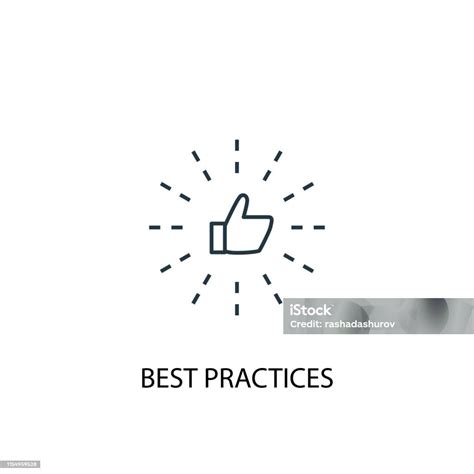 Best Practices Concept Line Icon Simple Element Illustration Best Practices Concept Outline