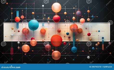 Abstract Blue Digital Background Big Data Visualization Science