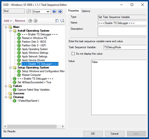 Task Sequence Debugger Hanging During Oobe Sccmf12twice