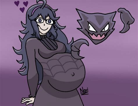 Rule 34 Breasts Enjoying Pregnancy Female Haunter Hex Maniac Looking