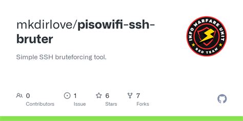 GitHub Mkdirlove Pisowifi Ssh Bruter Simple SSH Bruteforcing Tool
