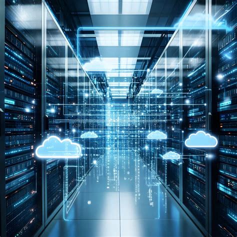 cloud computing technology connecting servers in a data center