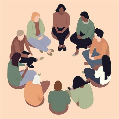 Premium Photo A Support Group Meeting With Diverse Individuals Sharing Their Mental Health