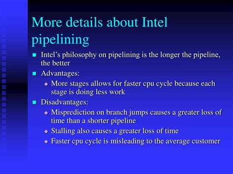 Ppt The Intel X86 Pipeline Vs The Mips Pipeline Powerpoint