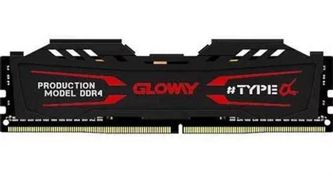 Memoria RAM Gaming Dram Gamer Color Negro 8GB 1x8GB Gloway Type X