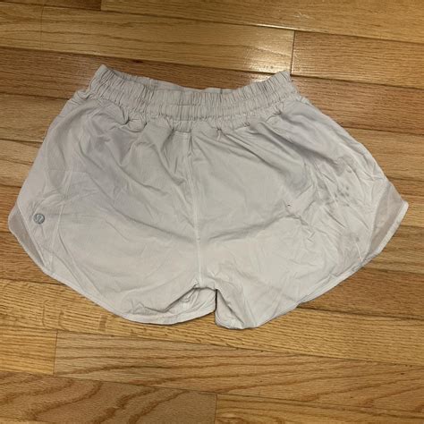 Used Lulu Hottie Hot Shorts In White Size 0 2 Depop