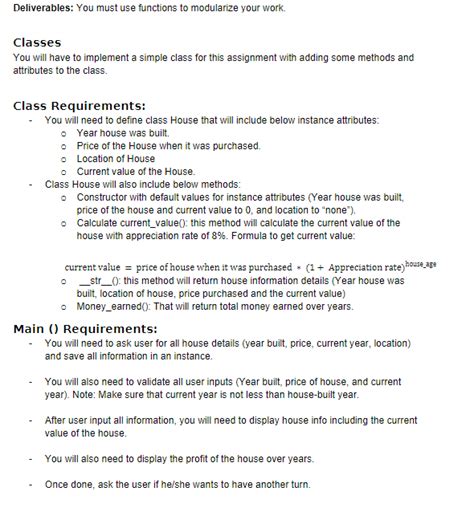 Solved Classes You Will Have To Implement A Simple Class For Chegg