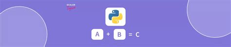 Python Program To Add Two Numbers Scaler Topics