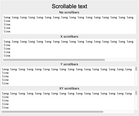 Scrollbar Tk Tutorial Documentation