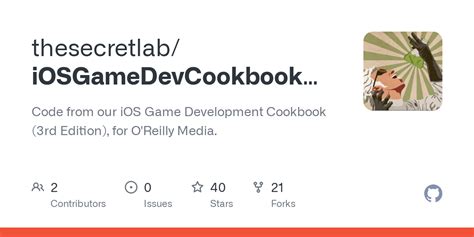 Github Thesecretlabiosgamedevcookbook3rded Code From Our Ios Game Development Cookbook 3rd