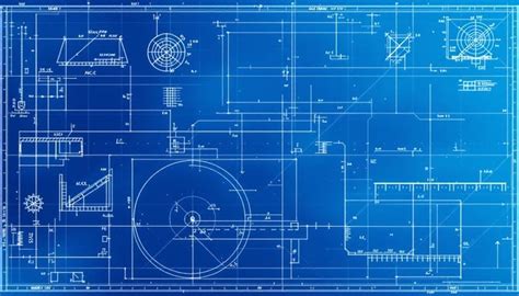 Free Technical Blueprint Matrix Image Download At StockCake