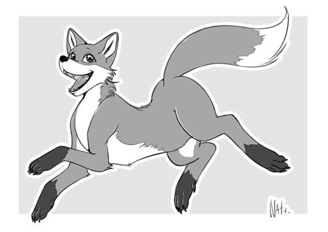 Fox Commission Sketch By Natt333 On Deviantart