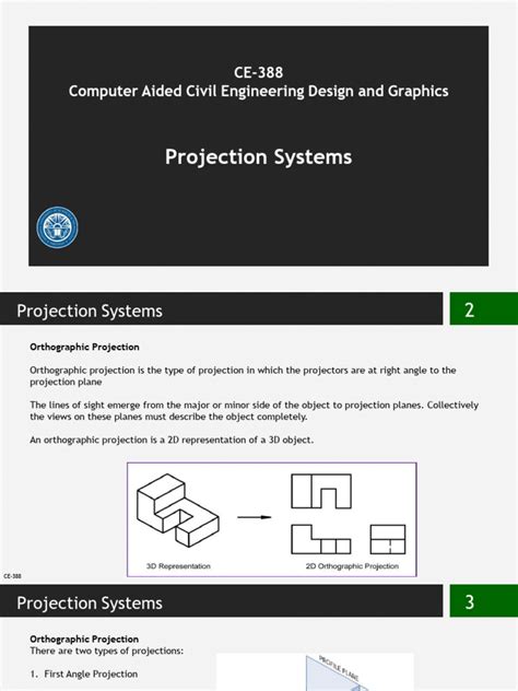 Lecture 2a Projection Systems Pdf Classical Geometry Graphic Design