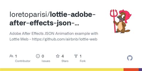 Github Loretoparisi Lottie Adobe After Effects Json Animation Adobe After Effects Json