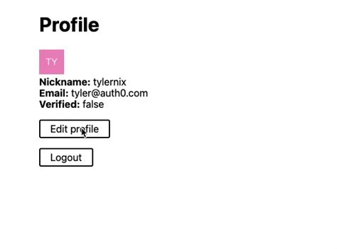 GitHub Tylernix Nextjs Update Auth0 Profile With Swr A Next Js