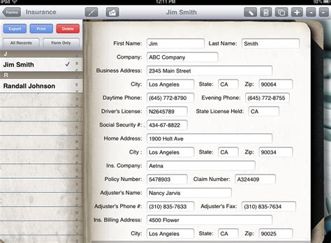 Sharing A Form With Other Ipad Users
