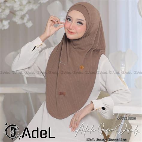 Jual Hijab Instan Adele Iner Daily Original Adel Hijab Murmer