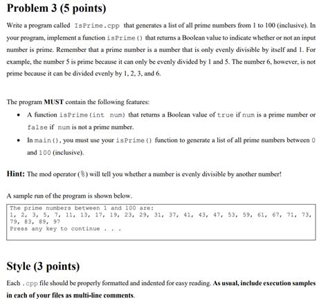 solved problem 1 6 points write a program called