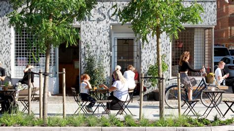 Anti Flood Greenery Boosting Climate Tile Installed In Copenhagen Street