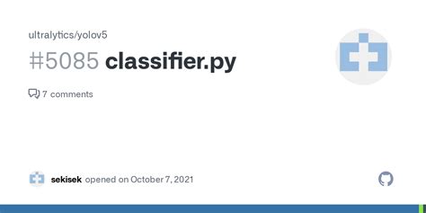 classifier py · issue 5085 · ultralytics yolov5 · github