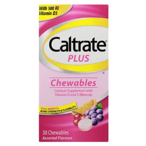 Mays Chemist Caltrate Plus Chewable Tablets 30s Mays Chemist Caltrate Plus Chewable Tablets 30s