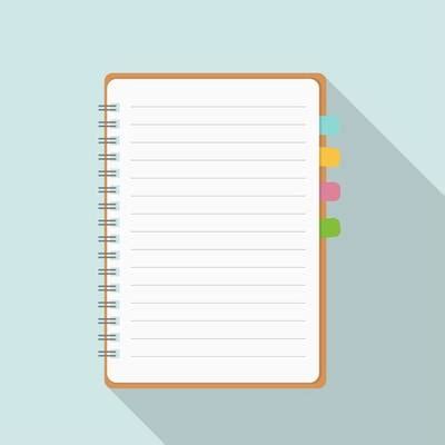 Notepad Template Vector Art Icons And Graphics For Free Download