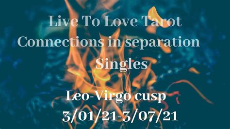 ♌️ Leo ♍️ Virgo Cusp Love Reads♥️they Dont Know How To Fix This♥️