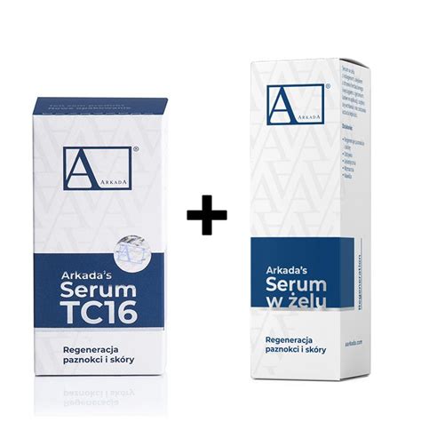 Pakiet Serum Arkada TC16 + 08 Oil Arkada - Podoexpert