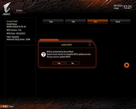 having trouble updating the bios on your gigabyte am5 motherboard find
