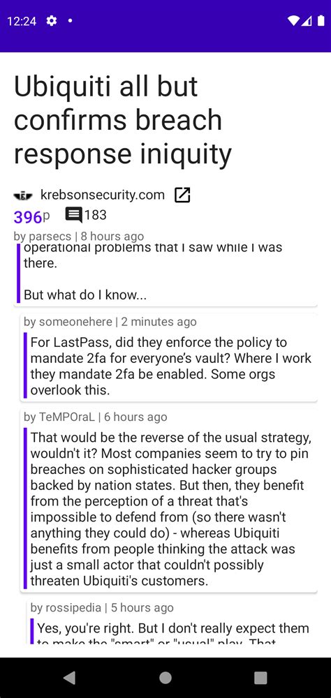 Github Avin Sharma Depthfirst Hackernews Client A Simple Hacker News Client For Android Made