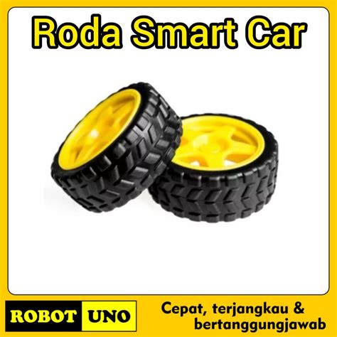 Jual Roda Ban Wheel Smart Robot Car WD WD Smart Robot Car Kuning Shopee Indonesia