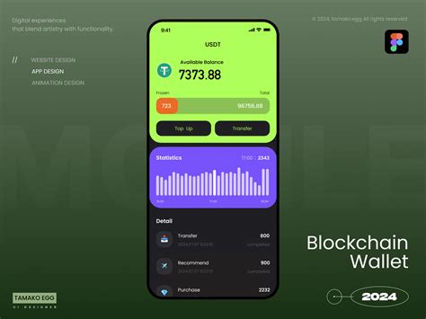 Blockchain Wallet App Ui By Tamakoegg On Dribbble