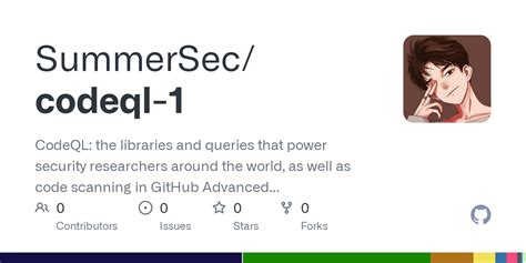 Github Summerseccodeql 1 Codeql The Libraries And Queries That Power Security Researchers