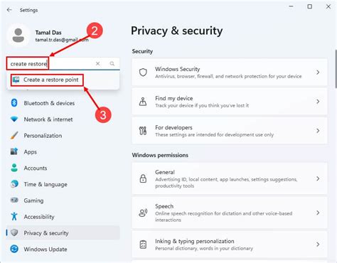 Create A Restore Point
