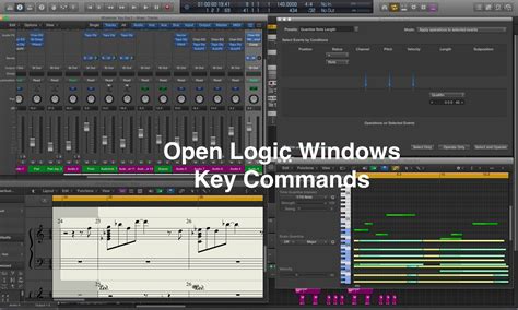 Editor Windows In Logic Pro X Music Tech Training Centre