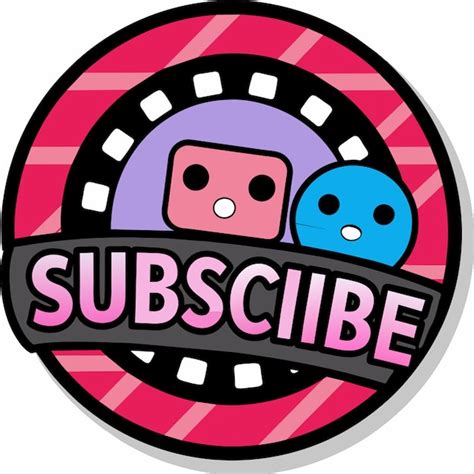 A Button Featuring A Film Strip With The Text Subscribe In A Bold Cinematic Font Vector