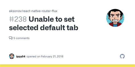 Unable To Set Selected Default Tab · Issue 238 · Aksonovreact Native Router Flux · Github