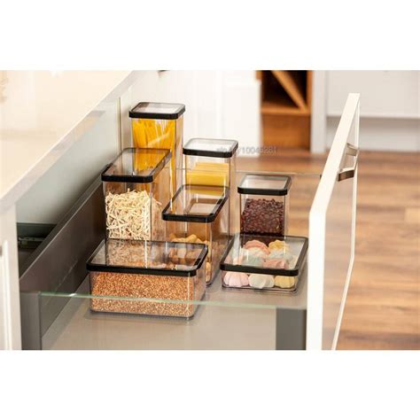 Комплект от 5 контейнера за съхранение Съдове Сервизи Прибори Русе Изработени от пла