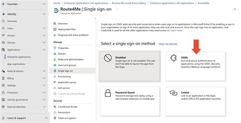 Route4me Azure Saml Integration With Sso