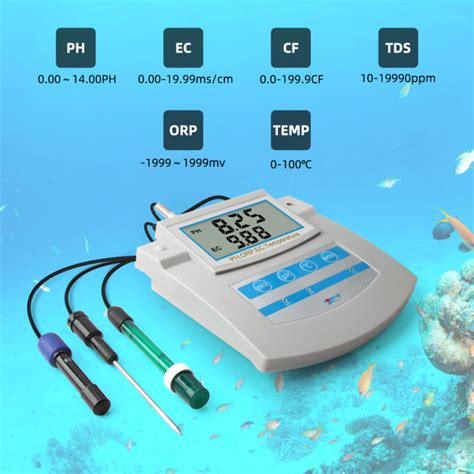 Rcyago 6 In 1 Water Quality Monitor Ph Orp Tds Ec Cf Temperature