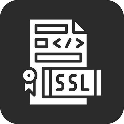 Premium Vector Ssl File Vector Icon Illustration Of Coding And Development Iconset