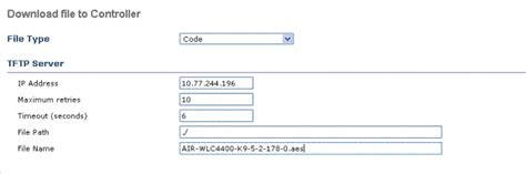 Wireless LAN Controller WLC Software Upgrade Cisco