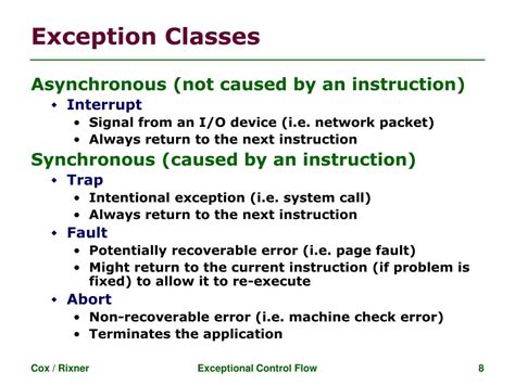 Ppt Exceptional Control Flow Powerpoint Presentation Free Download Id312862