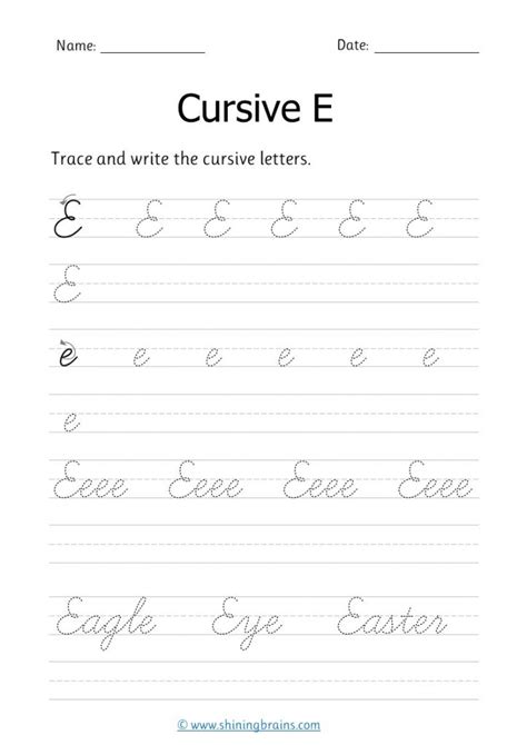 Cursive Letters Free Cursive Writing Practice Worksheets A To Z