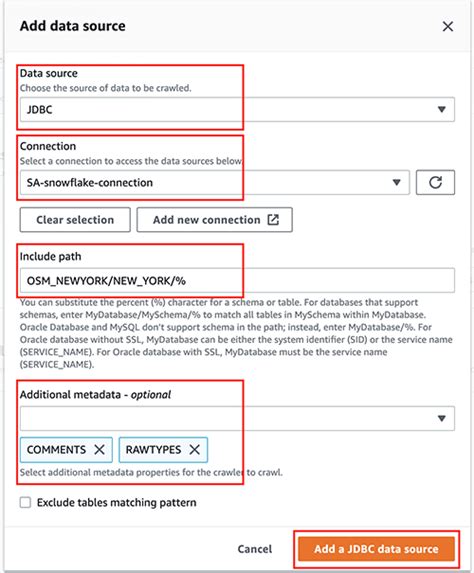 announcing aws glue crawler support for snowflake aws big data blog