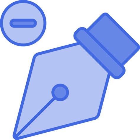 Delete Anchor Generic Blue Icon