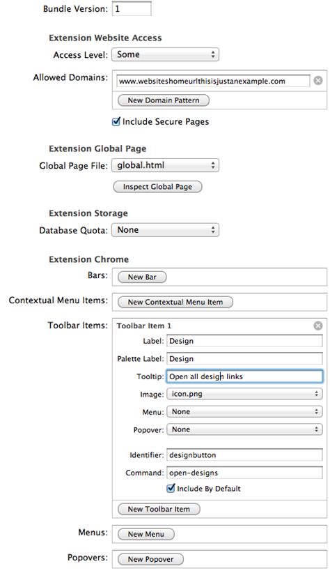 Javascript Whats Wrong With This Simple Safari Extension Code