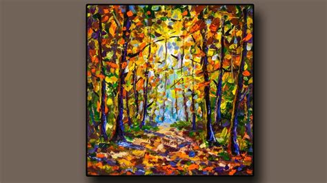 Как нарисовать Живой ЛЕСНОЙ ПЕЙЗАЖ Художник Валерий Рыбаков ПОЛНЫЙ Мастер класс живописи