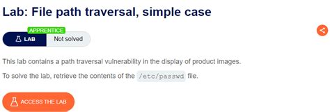 File Path Traversal Simple Case Writeup Cyberhubes