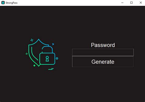 Github Alcrbstrongpass 🔒 Random Password Generator Gui Using Python